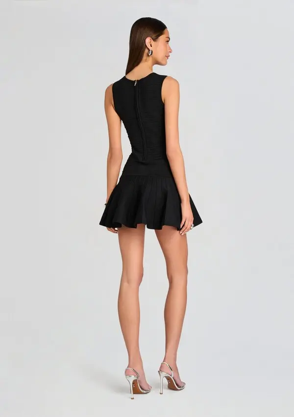Retrofete Caterina Bandage Knit Dress - Black