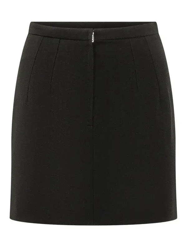 Dolce & Gabbana Inspired Mini Skirt In Textured Fabric