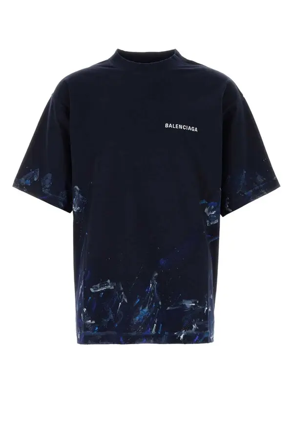 Balenciaga Midnight Oversized Cotton T-shirt