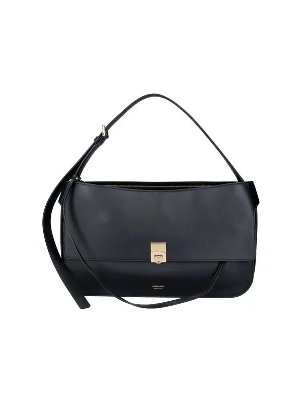 FERRAGAMO Small Leather Shoulder Bag