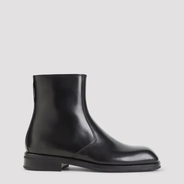 LEMAIRE Leather Zipped Boots