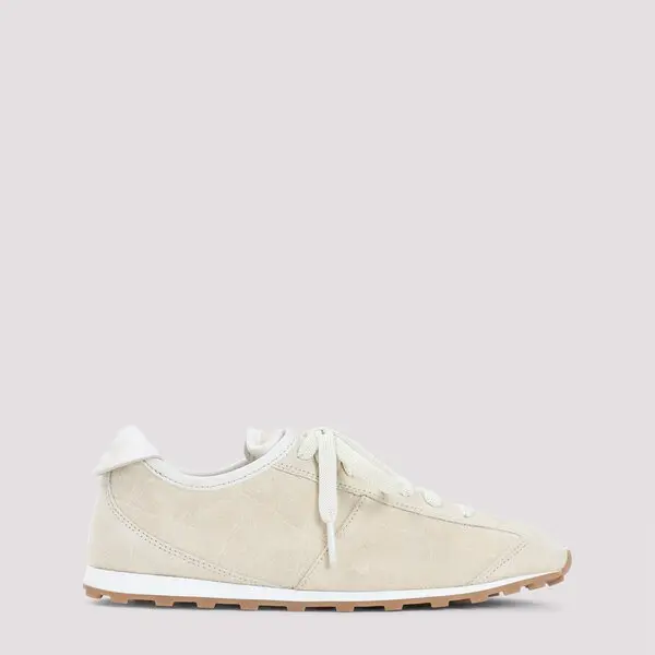 Jacquemus Les Tennis Leather Sneakers - White