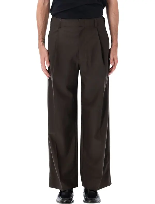 LEMAIRE Wide-leg Wool Blend Trousers