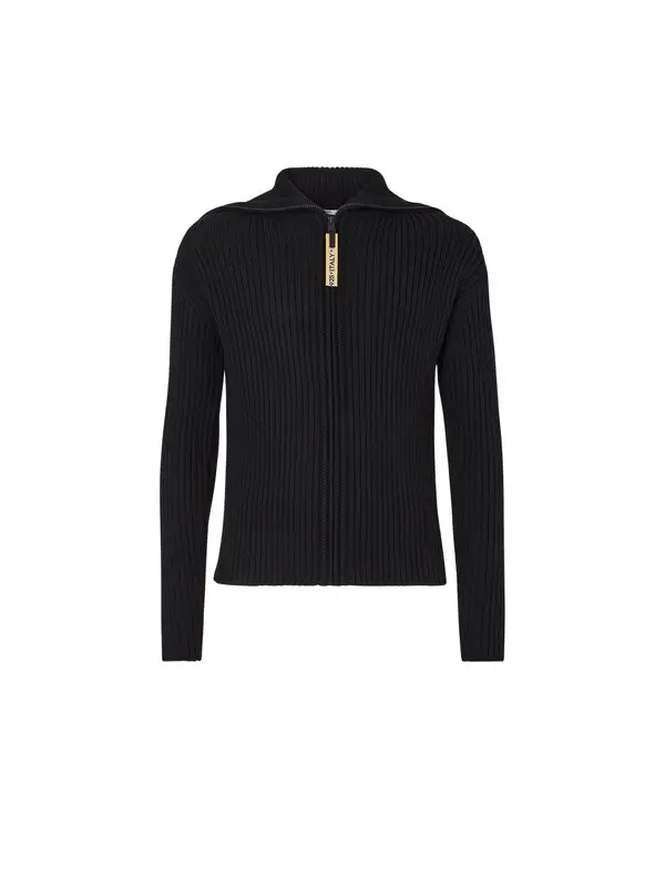 Fendi S 100% Wool Sweater - Black