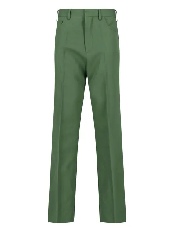 Marni High-waist Straight-leg Wool Trousers