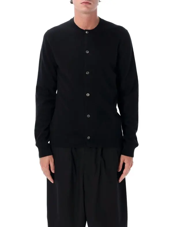 Comme Des Garçons Wool Button-front Cardigan