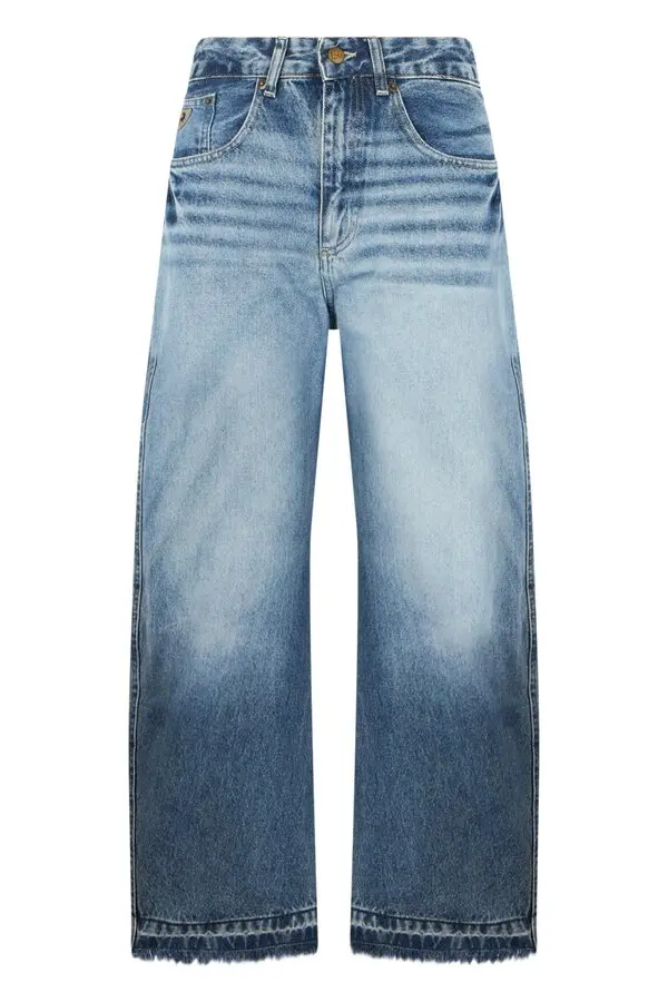 LOIS Loose Straight-fit Denim Jeans - Blue