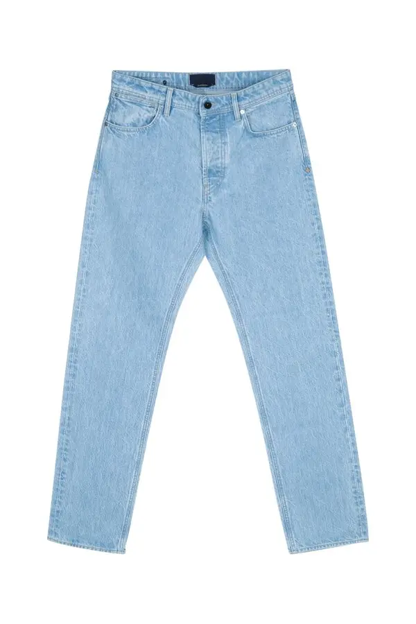 Stone Island Light Wash Cotton Trousers