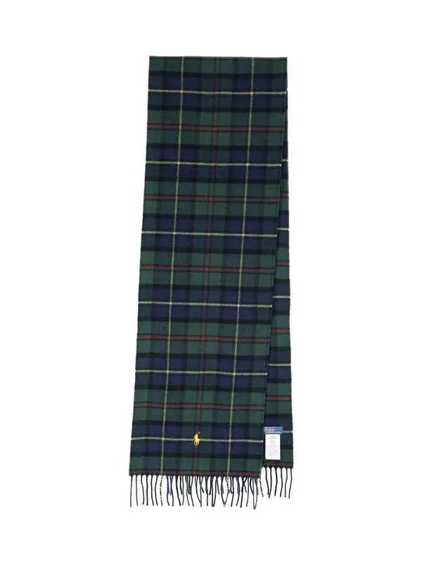 Polo Ralph Lauren Plaid Wool-cashmere Scarf