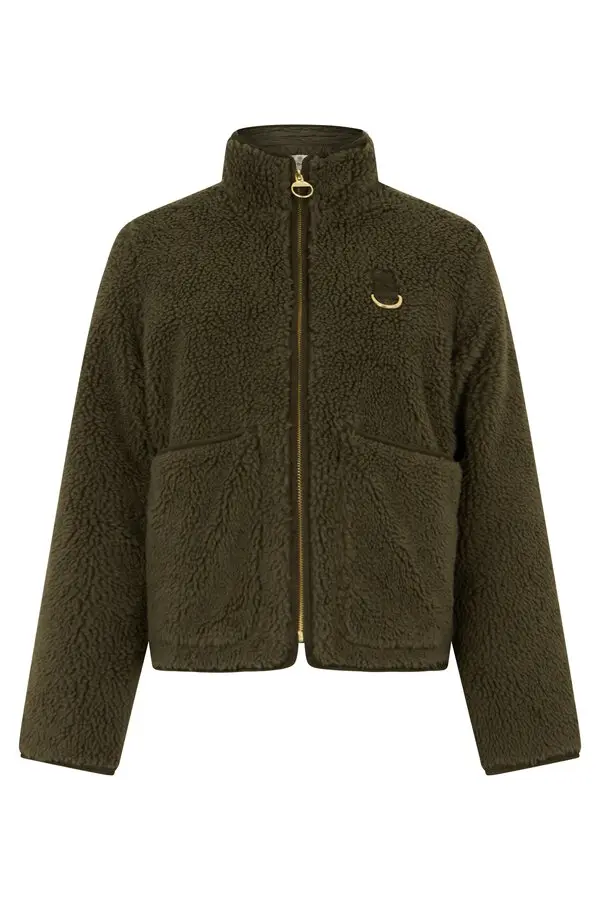 Barbour Eleonora Fleece Jacket For - Green