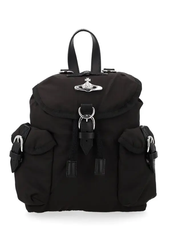 VIVIENNE WESTWOOD Zaino Highland Mini Backpack 30 X 25 Cm - Black