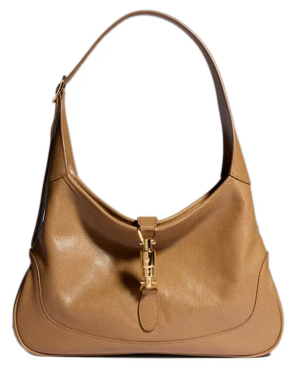 Gucci 22 Cm Mini Leather Piston-closure Shoulder Bag With Adjustable Strap
