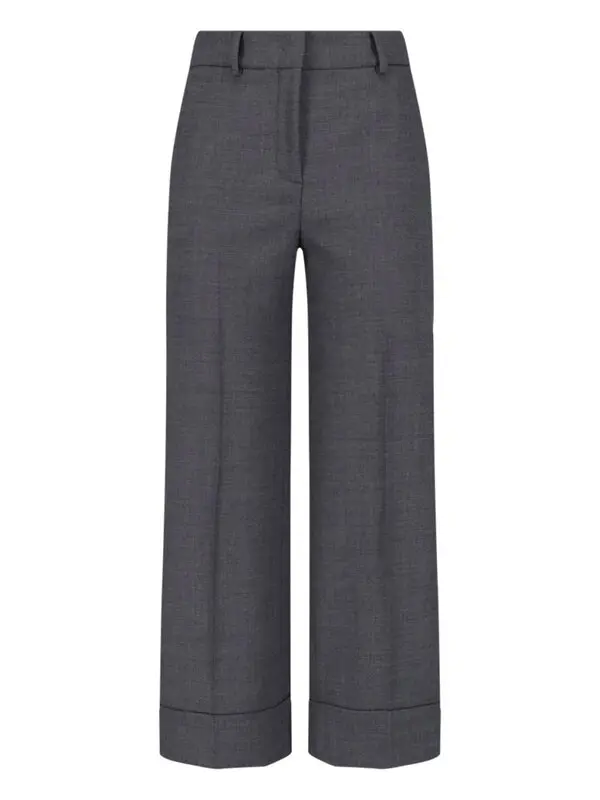 Incotex Wide-leg Cotton Trousers