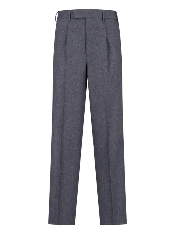 PT TORINO Pleated Wool Trousers
