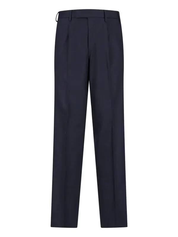 PT TORINO Tailored Wool-cashmere Trousers