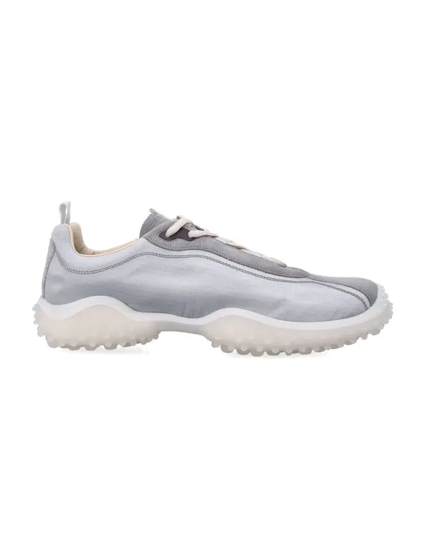 Miu Miu Miu Mini Bubble Sneaker In Technical Fabric And Suede