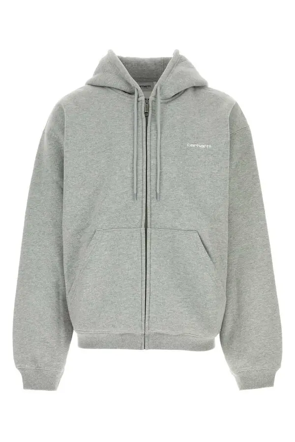 Carhartt Work In Progress Hooded Ebbert Jacket In Cotton Blend For