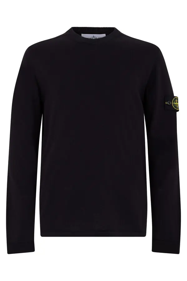 Stone Island Crew Neck Sweater - Blue