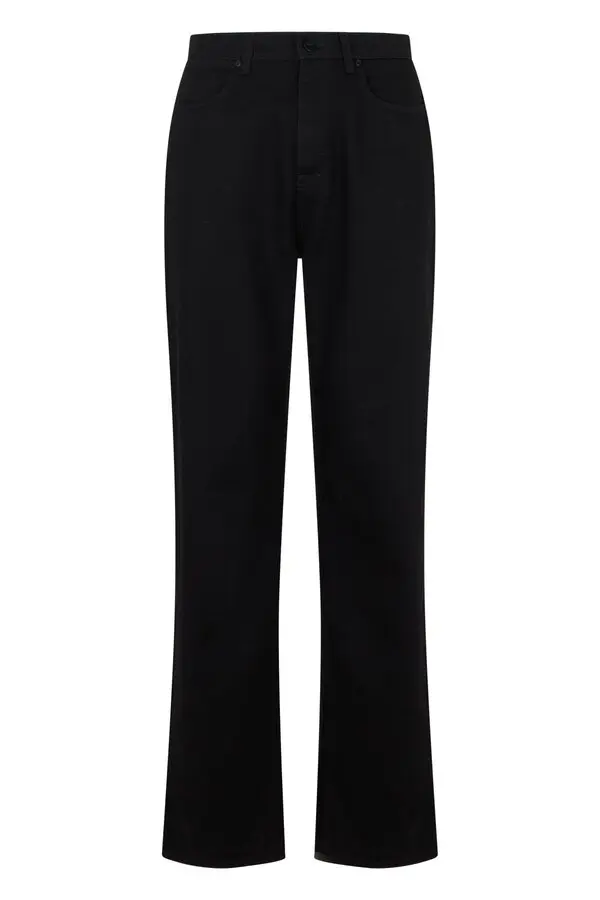 Gucci Straight Jeans In Cotton Denim With High Waist