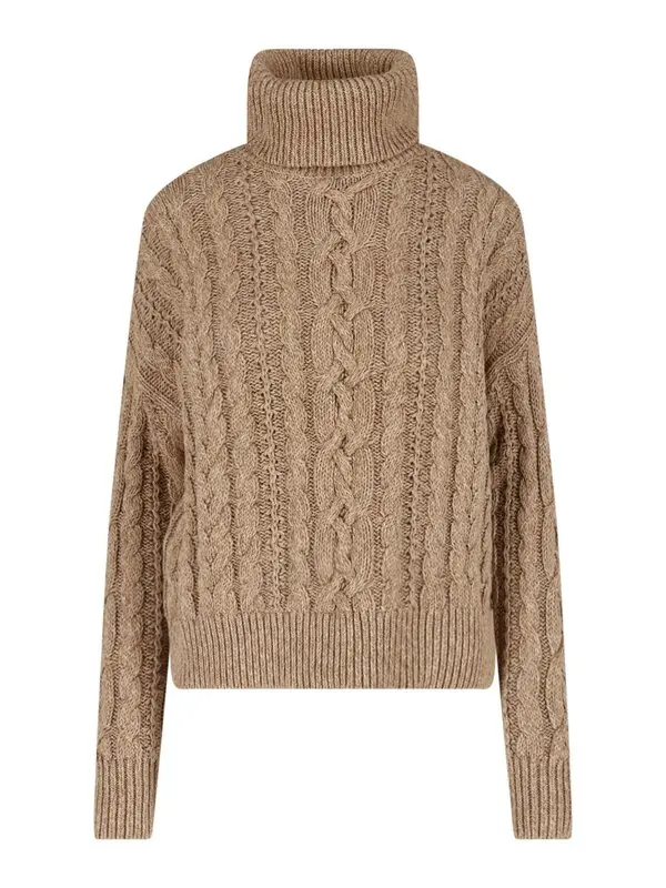 Ralph Lauren Cable-knit Turtleneck Sweater