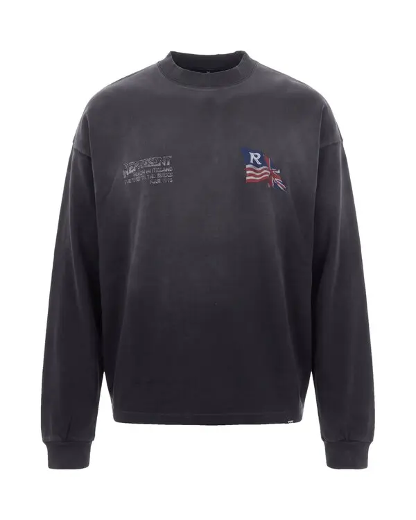 REPRESENT Graphic Long-sleeve Sweatshirt