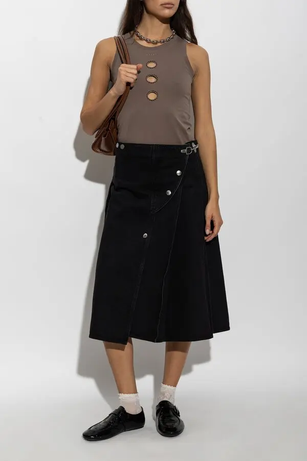 Marni Cotton Top With Crew Neckline