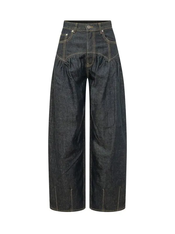 GANNI Denim Corset Jeans