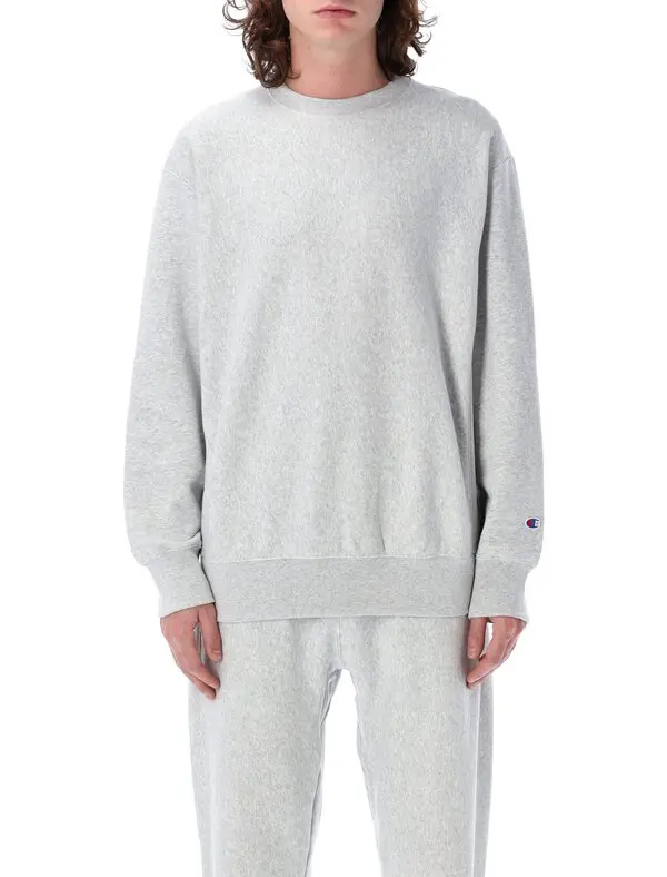 Champion Heavyweight Crewneck Sweatshirt With Brushed Fleece Interior
