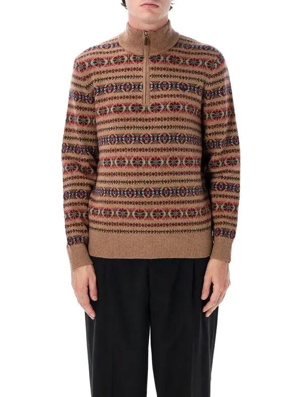 Polo Ralph Lauren Fair Isle Half-zip Sweater