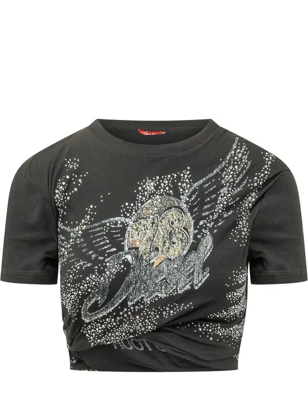 DIESEL® Chic Mini Top For Fall 2025 - Nero