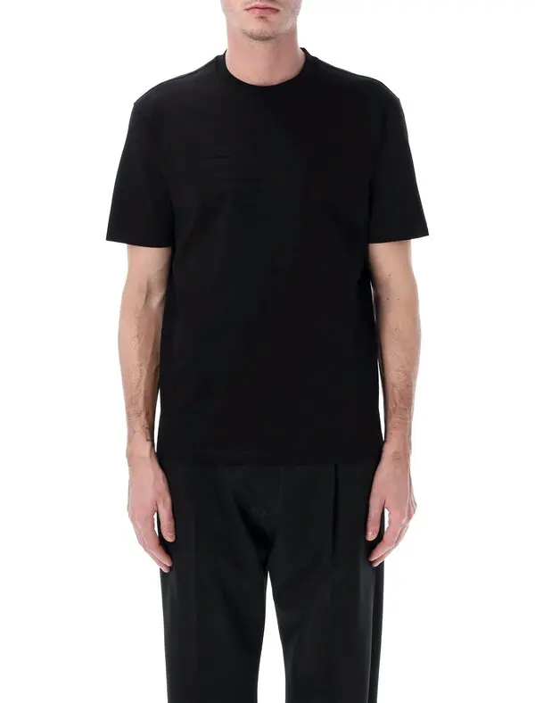 Emporio Armani S Short Sleeve Crewneck T-shirt - Nero