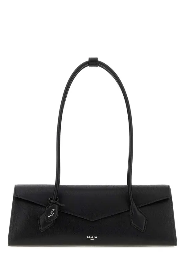 Alaïa Teckel Mini Leather Shoulder Handbag - Black
