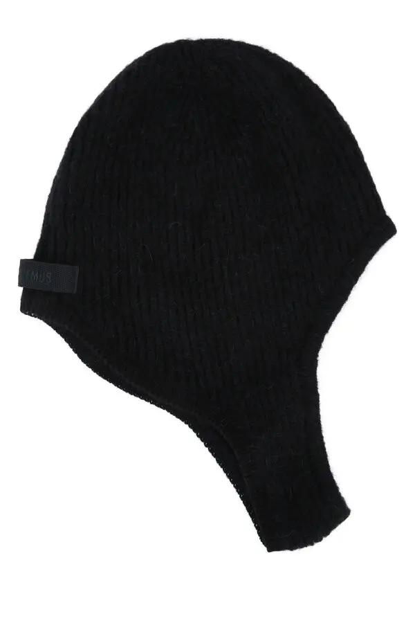 Jacquemus Alpaca Wool Wrap Scarf With Grosgrain Trim