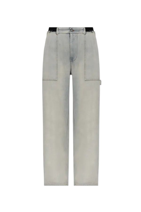 MAISON MARGIELA Jeans With Elastic Waistband - Grey