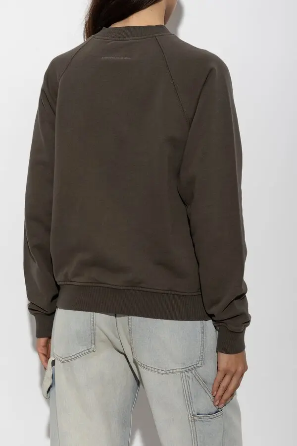 MAISON MARGIELA Logo Sweatshirt - Brown