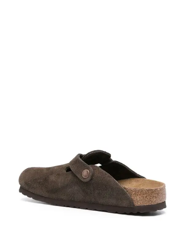 BIRKENSTOCK Boston Slides - Brown
