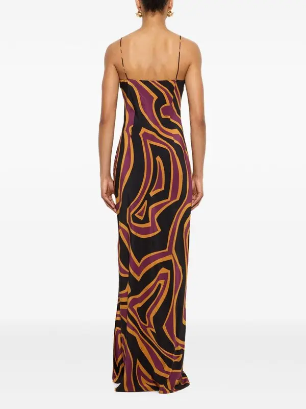 Emilio Pucci Silk Long Dress - Red