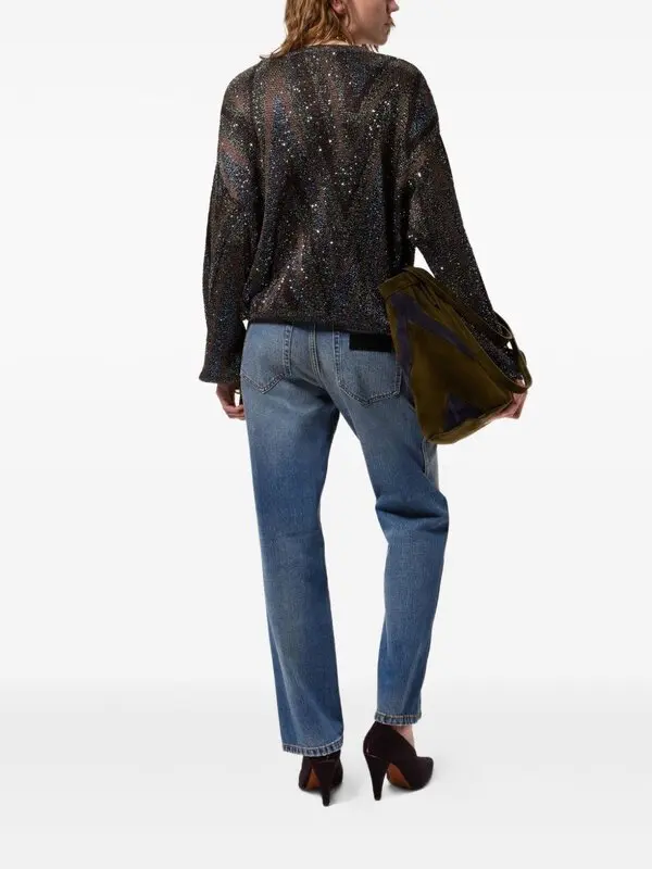 Missoni V-necked Cardigan - Blue