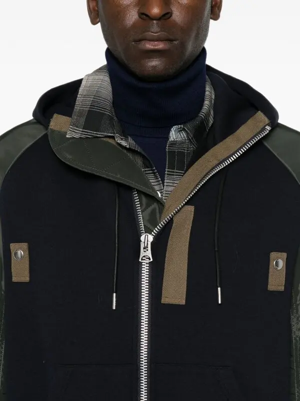 Sacai Zipped Sweatshirt By