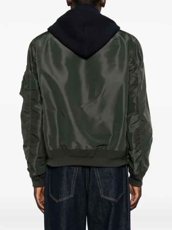 Sacai Zipped Sweatshirt By