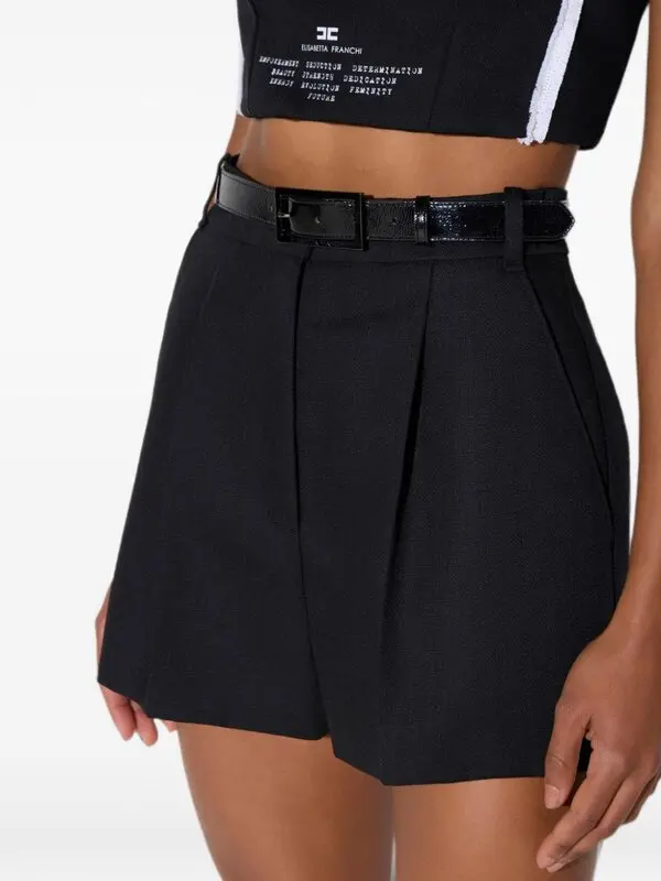 Elisabetta Franchi Wool Shorts