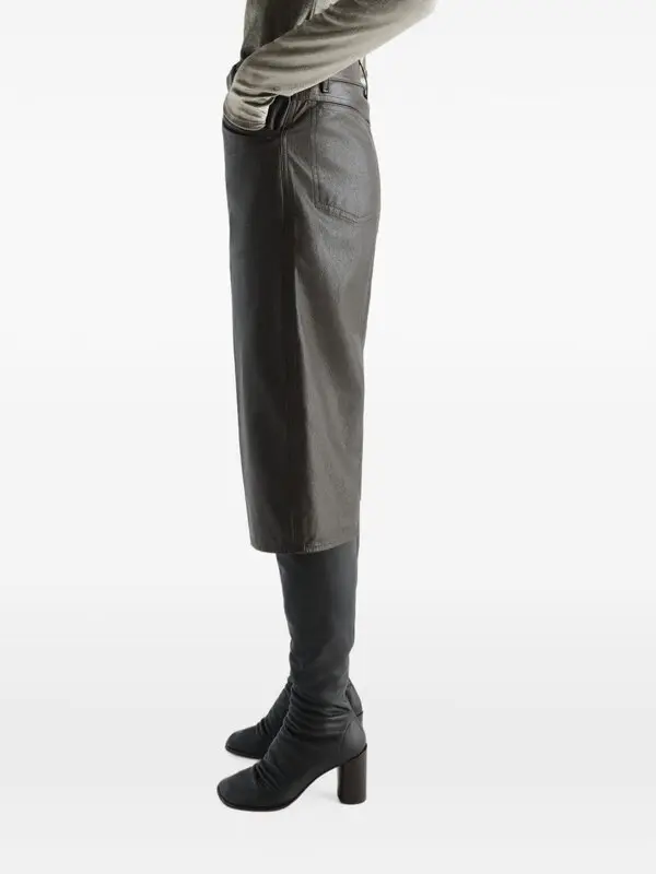 LEMAIRE Leather Bermudas