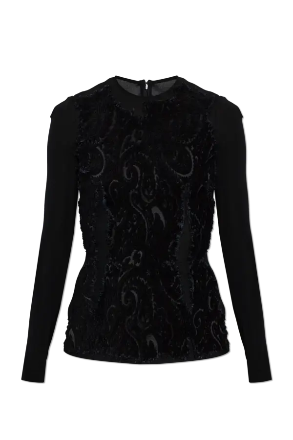 MAISON MARGIELA Top With Ornamental Lace Applications