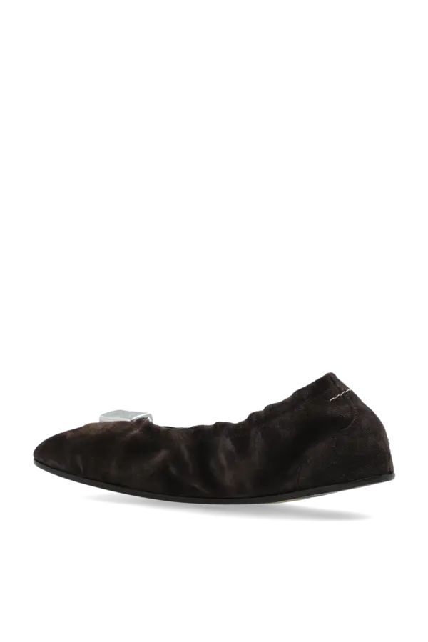 MAISON MARGIELA Suede Ballet Flats