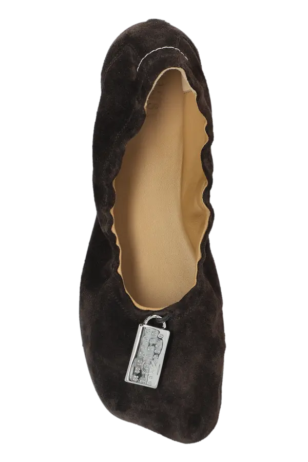 MAISON MARGIELA Suede Ballet Flats