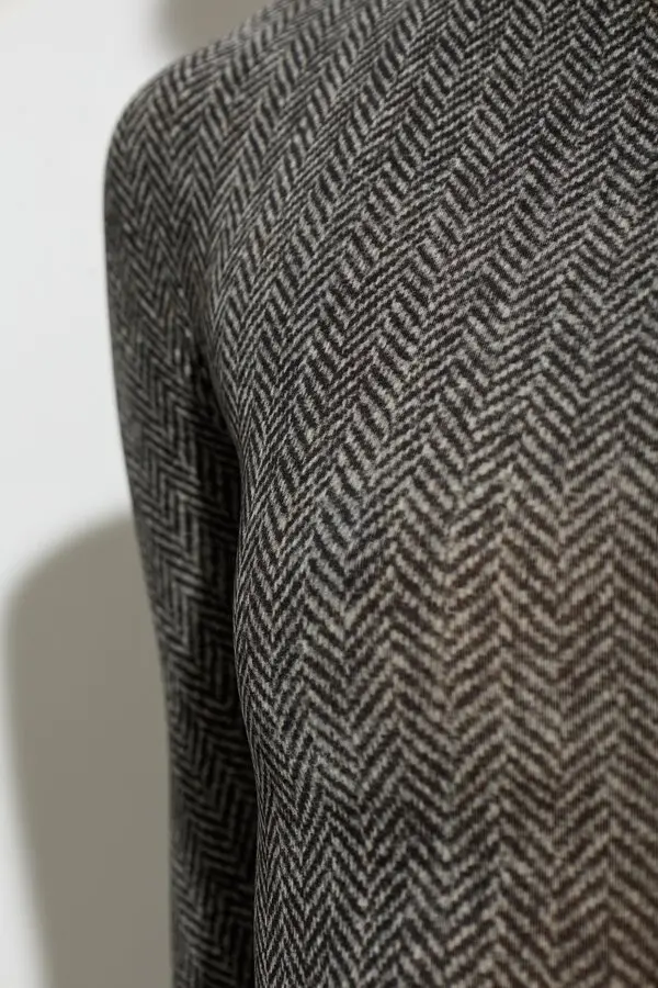 MAISON MARGIELA Herringbone Pattern Bodysuit