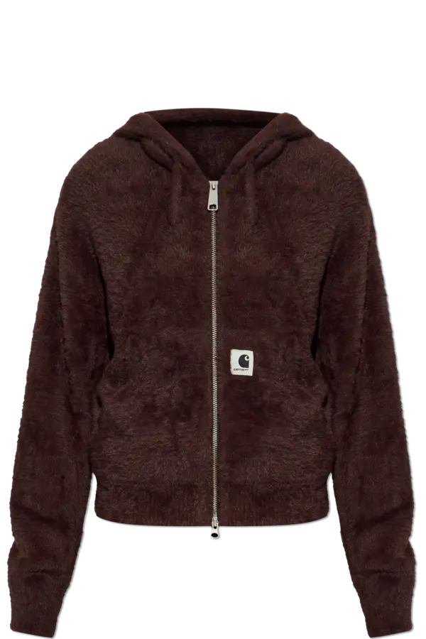 Carhartt Work In Progress Maine’ Hoodie - Brown