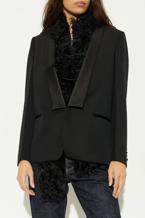 Fendi Wool Blazer With Pockets