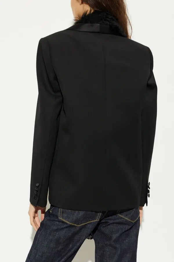 Fendi Wool Blazer With Pockets