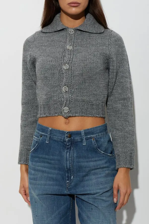 MAISON MARGIELA Short Cardigan - Grey